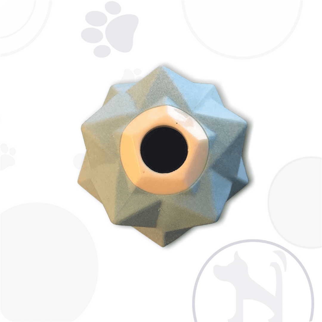 Aussie Dog Monster Treat Ball Interactive Dog Toy - Blue