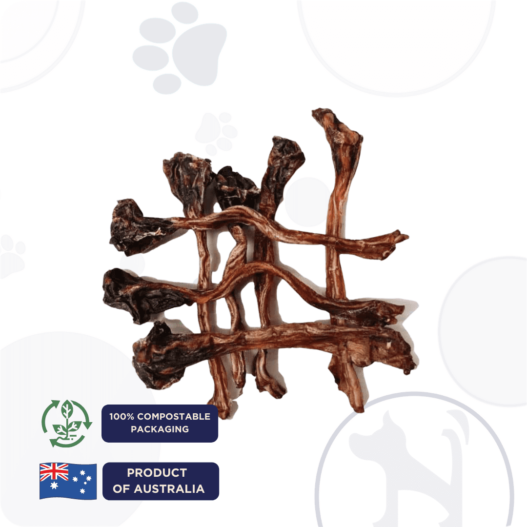 Paws N' All 100% Australian Kangaroo Chewy Dog Treats - 100g Paws N' All 100% Australian Kangaroo Chewy Dog Treats - 100g