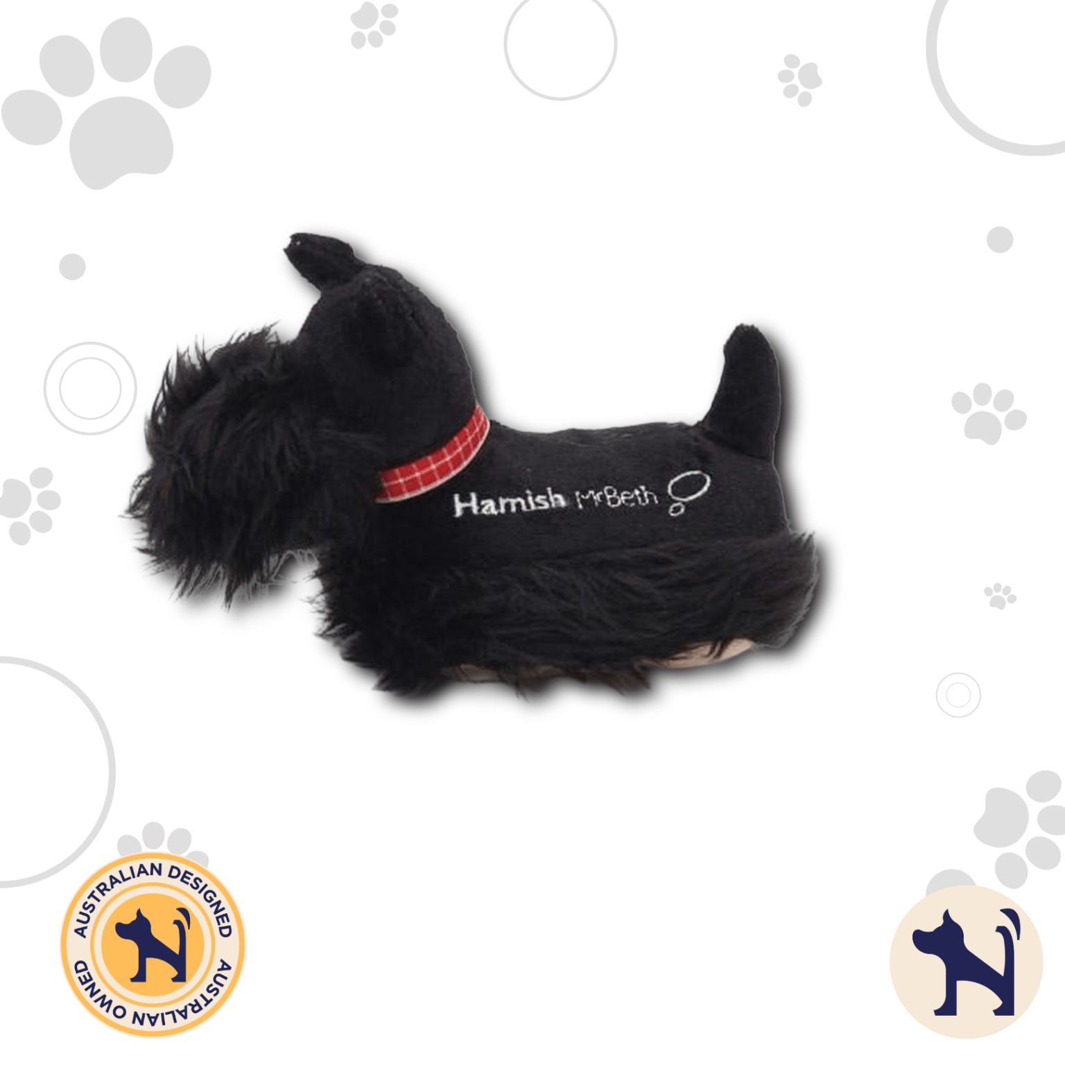 Hamish McBeth Scotty Dog Plush Dog Toy